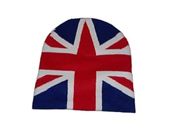 Great Britain Uk English Union Jack Flag Beanie at Amazon Men’s ...