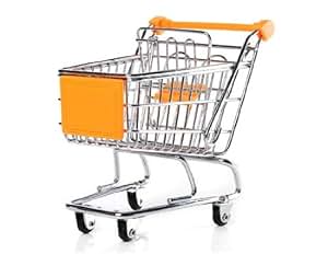Amazon.com: Mini Metal Shopping Cart (Silver): Home & Kitchen