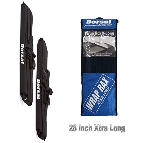 DORSAL Wrap-Rax Soft Surfboard Roof Rack, Universal Fit for Cars and ...