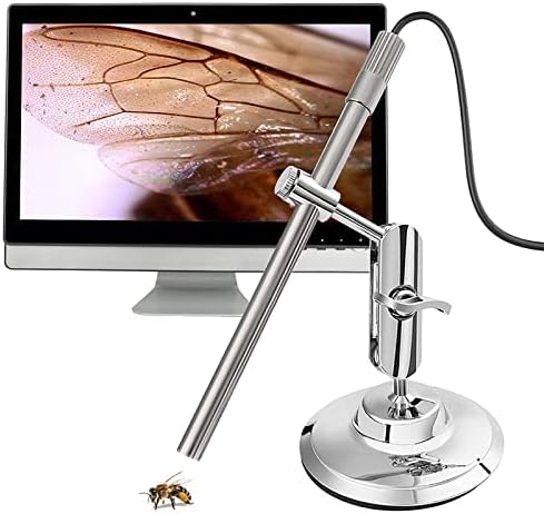 سعر KingVal MS100 USB Digital Handheld 200X Microscope 8 LED Light ...