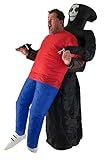 Inflatable Grim Reaper Illusion Costume - TheGreenHead.com