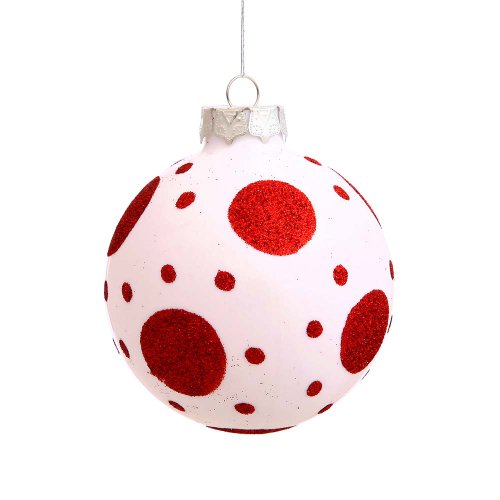 Polka Dot Christmas Ornaments