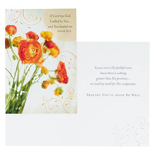 DaySpring - Inspirational Boxed Cards - Get Well - Floral - 74861 - DCBG