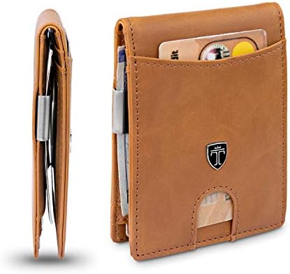 TRAVANDO Slim Wallet with Money Clip SEATTLE RFID Blocking Card Mini ...