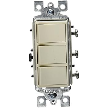 Leviton Apagador de Combinación de Ca Unipolar de 2 Vías de 15 Amp, 120 ...