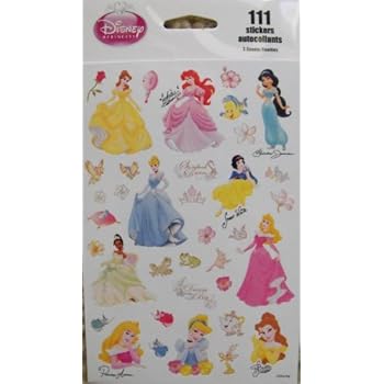 Amazon.com: Disney Princess Sticker Pad Over 200 Stickers: Toys & Games