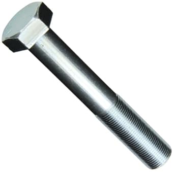 Steel Hex Bolt, Grade 5, Zinc Plated Finish, Hex Head, External Hex ...