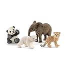 Amazon.com: Schleich North America Wild Animal Babies Set: Schleich ...