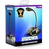 Amazon.com: Bugha Exclusive LED Gaming Headset w/Boom mic, 3.5mm aux-in ...