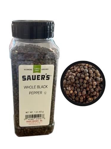 Sauer's Whole Black Pepper | 1 Pound Canister | Foodservice in Kuwait ...
