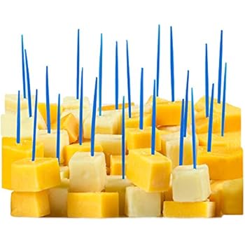 Amazon.com | Blue Plastic Toothpicks, 300 Small Food Picks, 2.5 ...