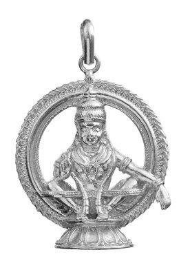 Buy AMMAN Silver God Ayyappa Swamy Pendant for Men at Amazon.in