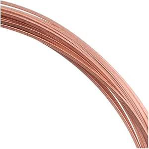 Amazon.com: Solid Copper Wire 20 Gauge Square Half Hard 1 Oz / 17 Feet ...