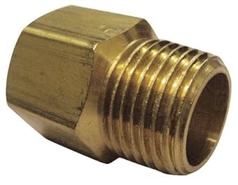 1/4" FNPT x MNPT Brass Adapter: Amazon.com: Industrial & Scientific