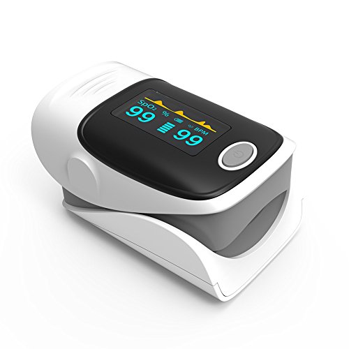 Pulse Oximeter Fingertip Oxygen Monitor Spo2 And Pulse Rate Sensor ...