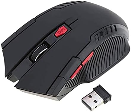 2.4G Wireless Gaming Mouse Portable 2400DPI Adjustable Optical for PC ...