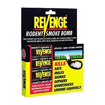 Amazon.com: Revenge Rodent Smoke Bombs (8-pack) Kills Rats Moles Skunks ...
