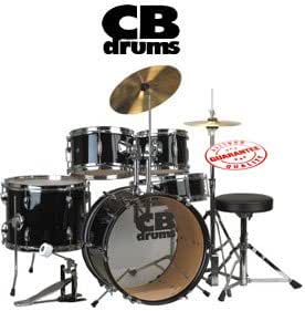 Amazon.com: CB Drums 5 Piece Junior Drum Set, JRX55-PK : Musical ...