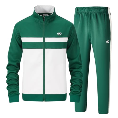 ANOTWENER Men's Tracksuits Sweatsuits for Men Set Track Suits 2 Piece ...