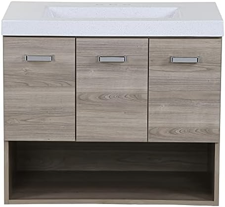 Spring Mill Cabinets Inna Bathroom Vanity with Sink, 30.5 in. W x 18.75 ...