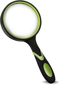 Amazon.com: Wapodeai Magnifying Glasses, Magnifying Glass 4X Handheld ...