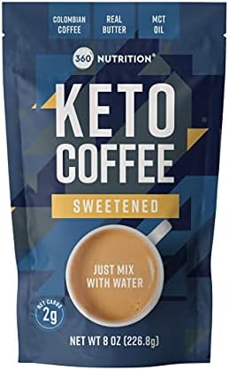 360 Nutrition Instant Keto Coffee - Just Add Water (Sweetened) price in ...