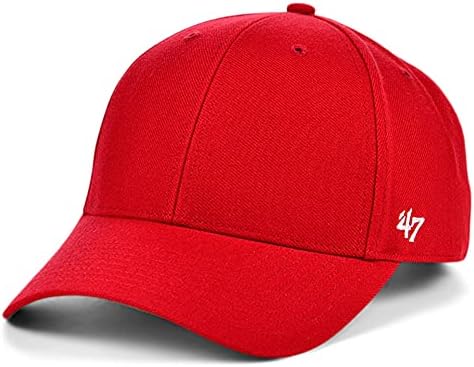 '47 Blank Classic MVP Cap, Adjustable Plain Structured Hat for Men and ...