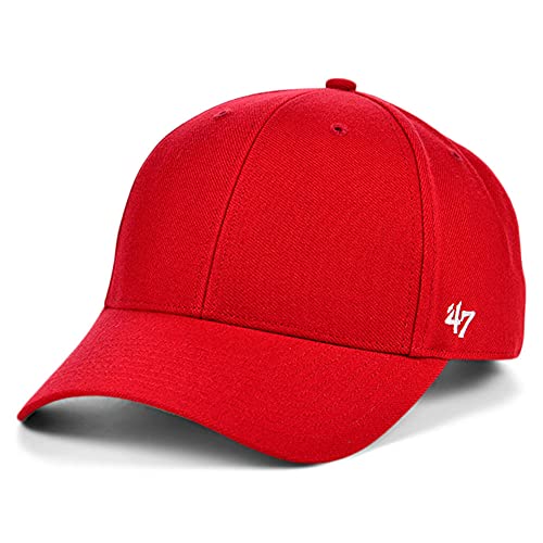 '47 Blank Classic MVP Cap, Adjustable Plain Structured Hat for Men and ...