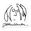 The Beatles John Lennon Vynil Car Sticker Decal - Select Size in Kuwait ...
