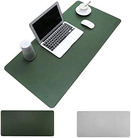 Mouse Pad, PU lather Office Desk Mat, Non-Slip Leather Desk Blotter ...