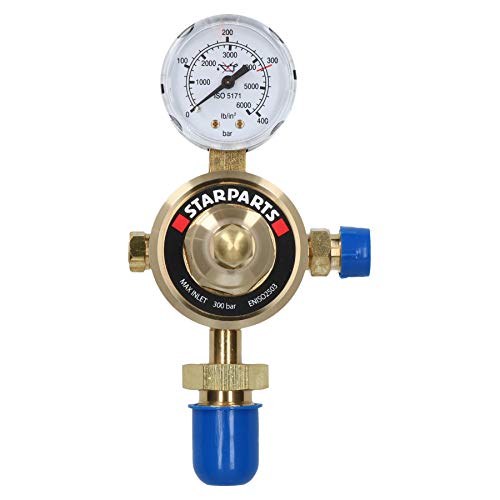 Buy Argon Regulator Single Stage 1 Gauge Pre-Set Bottle 4 Bar Welding ...