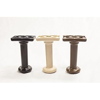 Amazon.com: Universal Bedlegs 10" 2Pc Plastic Screw-In Legs Set of 9 ...