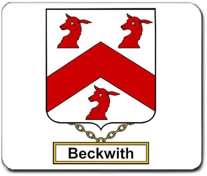Amazon.com : Beckwith Family Crest Coat of Arms Mouse Pad : Office Products