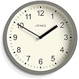 Amazon.com: JONES CLOCKS® Spin Wall Clock | Small Modern Round Clock ...