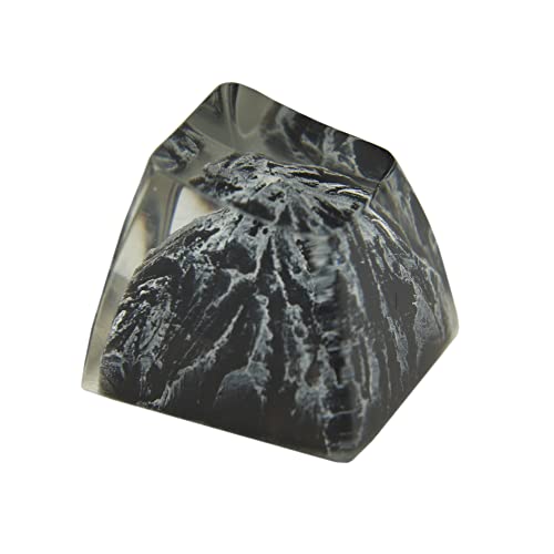 Novelty Handmade Artisan Keycap Resin Snow Mountain Shine Through SA ...