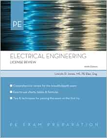 Electrical Engineering: License Review (PE Exam Preparation): Jones ...
