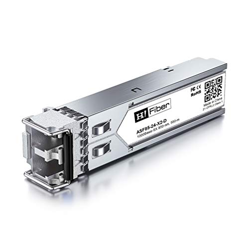 1.25G Multimode SFP LC Module, 1000Base-SX SFP Transceiver, MMF 850nm, 550m, DDM, for Cisco GLC ...