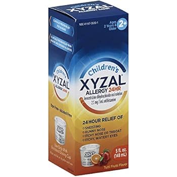 Amazon.com: Xyzal Children's 24 Hour Allergy Relief Tutti Frutti Liquid ...