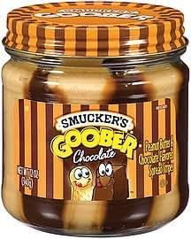 Amazon.com : Smucker's Goober Peanut Butter & Chocolate Stripes - 12 oz ...