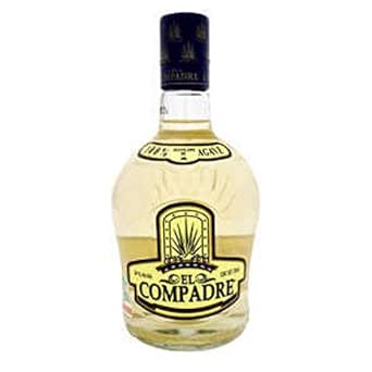 Tequila Destilado El Compadre 750 ml: Amazon.com.mx: Alimentos y Bebidas