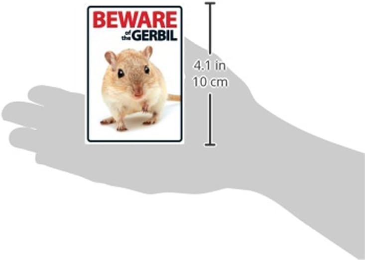 Beware Of The Gerbil A5 Sign – BigaMart
