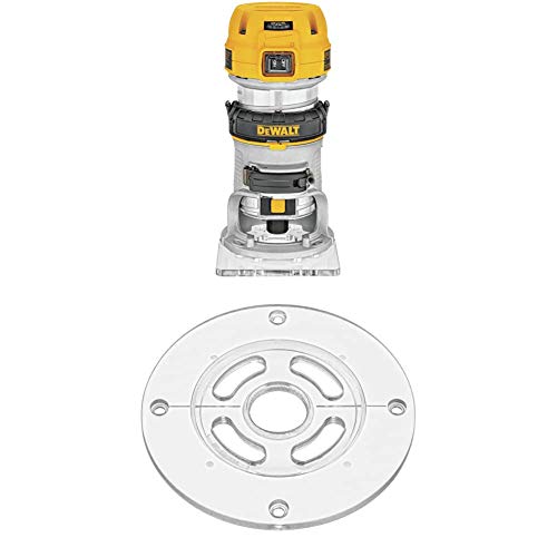 DEWALT DWP611 1.25 HP Max Torque Variable Speed Compact Router with LED ...