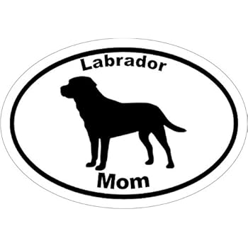 Amazon.com: Lab Mom ~ Labrador Retriever Vinyl Window Auto Decal ...