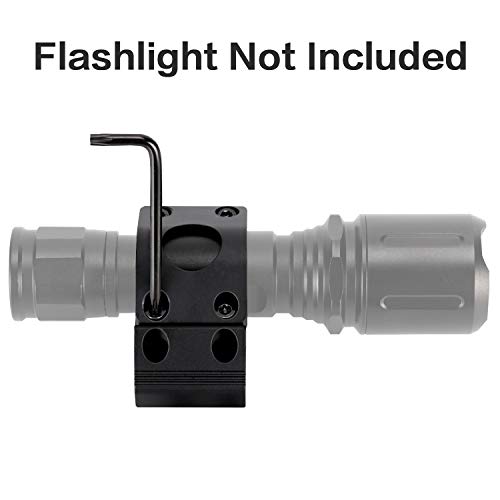 LUMENSHOOTER 1" M Lok Flashlight Offset Rail Mount 45 Degree for Rail ...