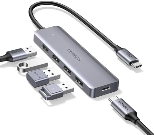 Usb Extension Hub 4 Ports USB 3.0 High Speed 5Gbps Extension Hub USB ...