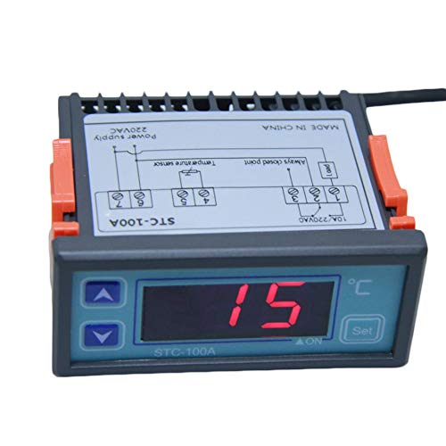 Stc 100a Digital Control Temperature Microcomputer Thermostat Switch Regulator Thermometer ...