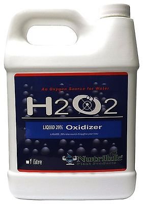 Nutrilife H2O2 Liquid Oxidizer 29% Hydrogen Peroxide 1 Liter - Import ...