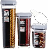 Amazon.com: OXO Good Grips 3 Piece Pop Container Set with Scoop,White : Everything Else