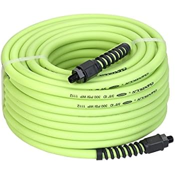 Amazon.com: Flexzilla Air Hose, 3/8 in. x 100 ft, 1/4 in. MNPT Fittings ...