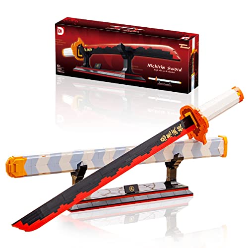 790 Pieces Rengoku Building Blocks Swords - 27 inch Flame Hashira ...